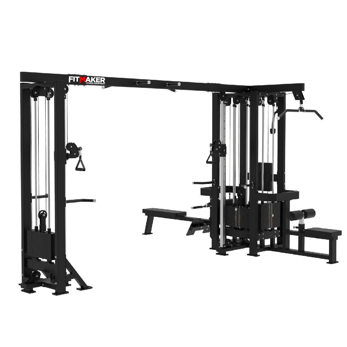 JAULA 5 ESTACIONES 2 TORRES ME-E05 FITMAKER – FIT MAKER SPORT